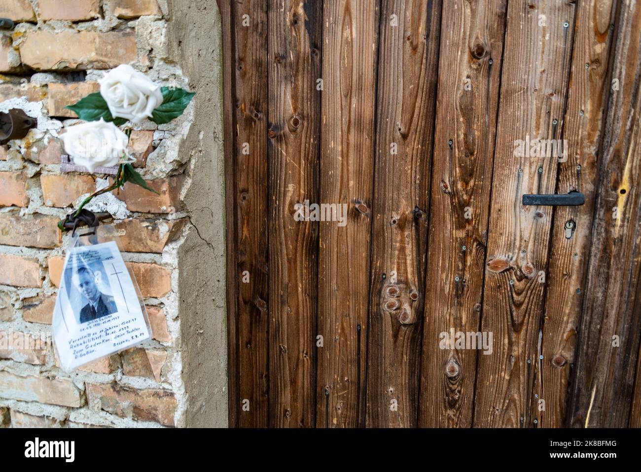 the Nazi concentration camp in Germany. the Soviet camp n.7 inside the ...