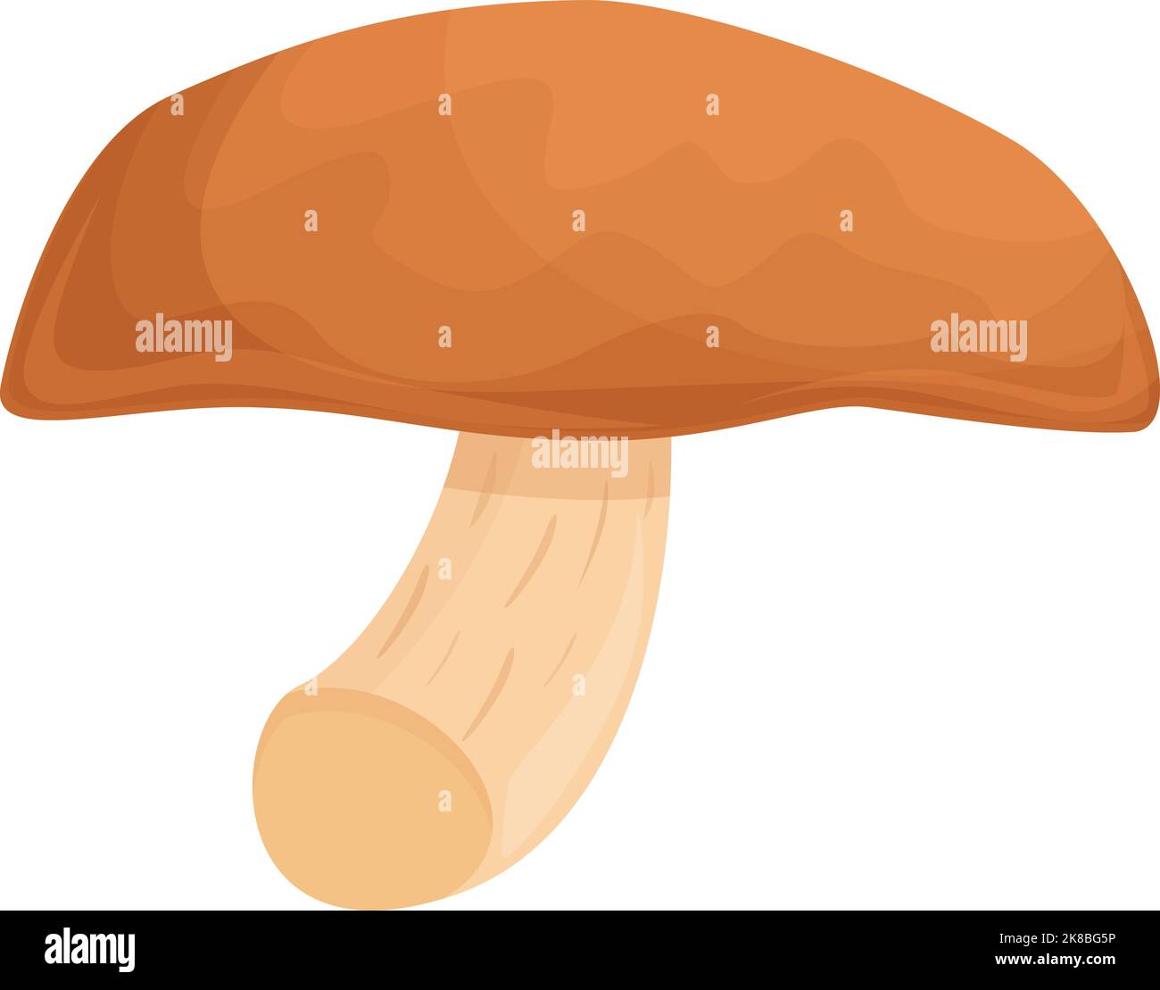 Mushroom shiitake icon cartoon vector. Shitake food. Morel fungus Stock ...