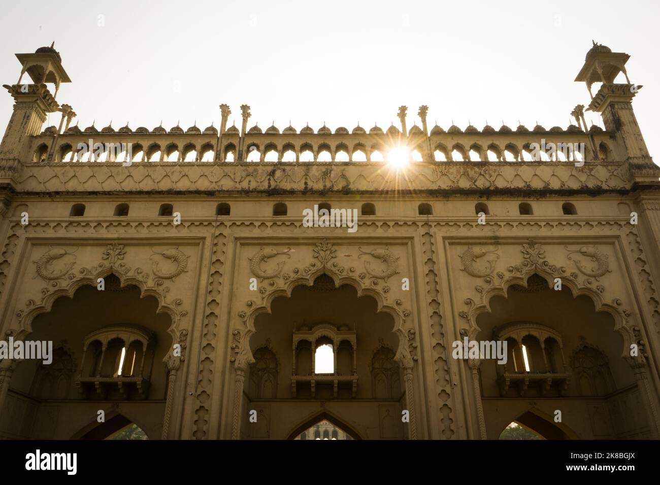 The Tomb of Saadat Ali and it's entrance gate in Lucknow city, India ...