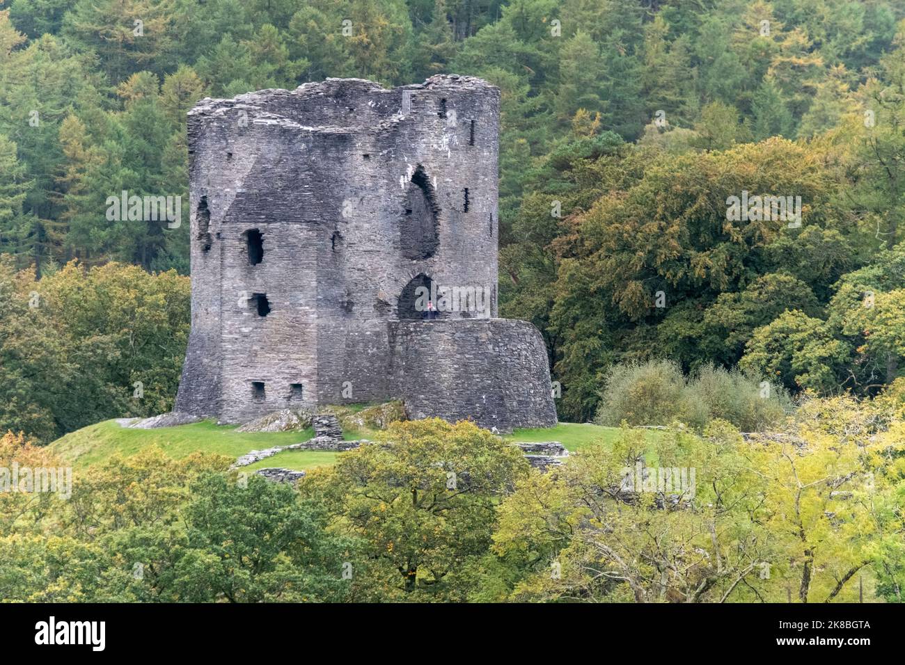 Dolbadarn Castle Sited At The Base Of Llanberis Pass Gwynedd