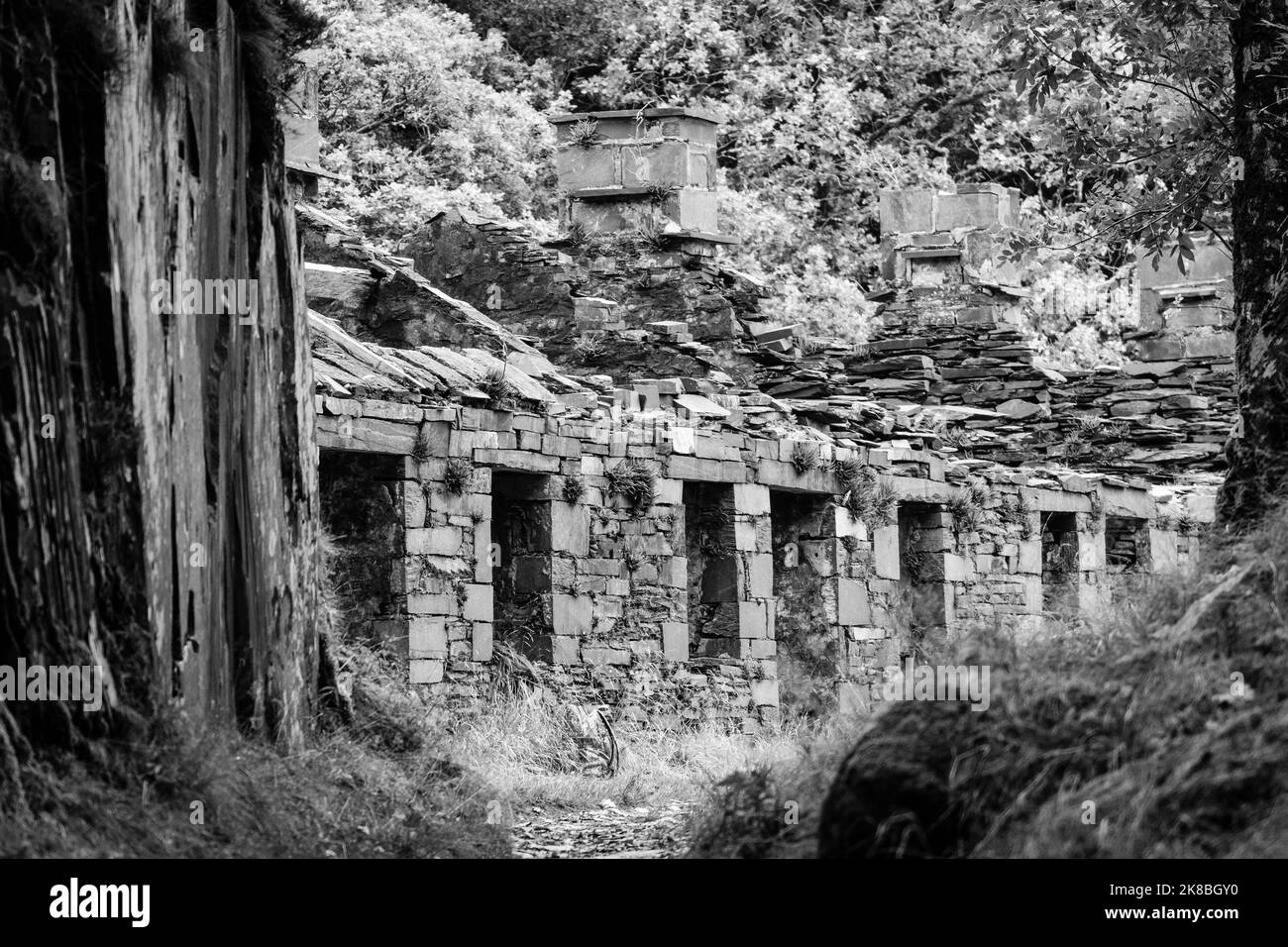 Anglesey Barracks at Dinorwic Slate Quarry, situated between the ...