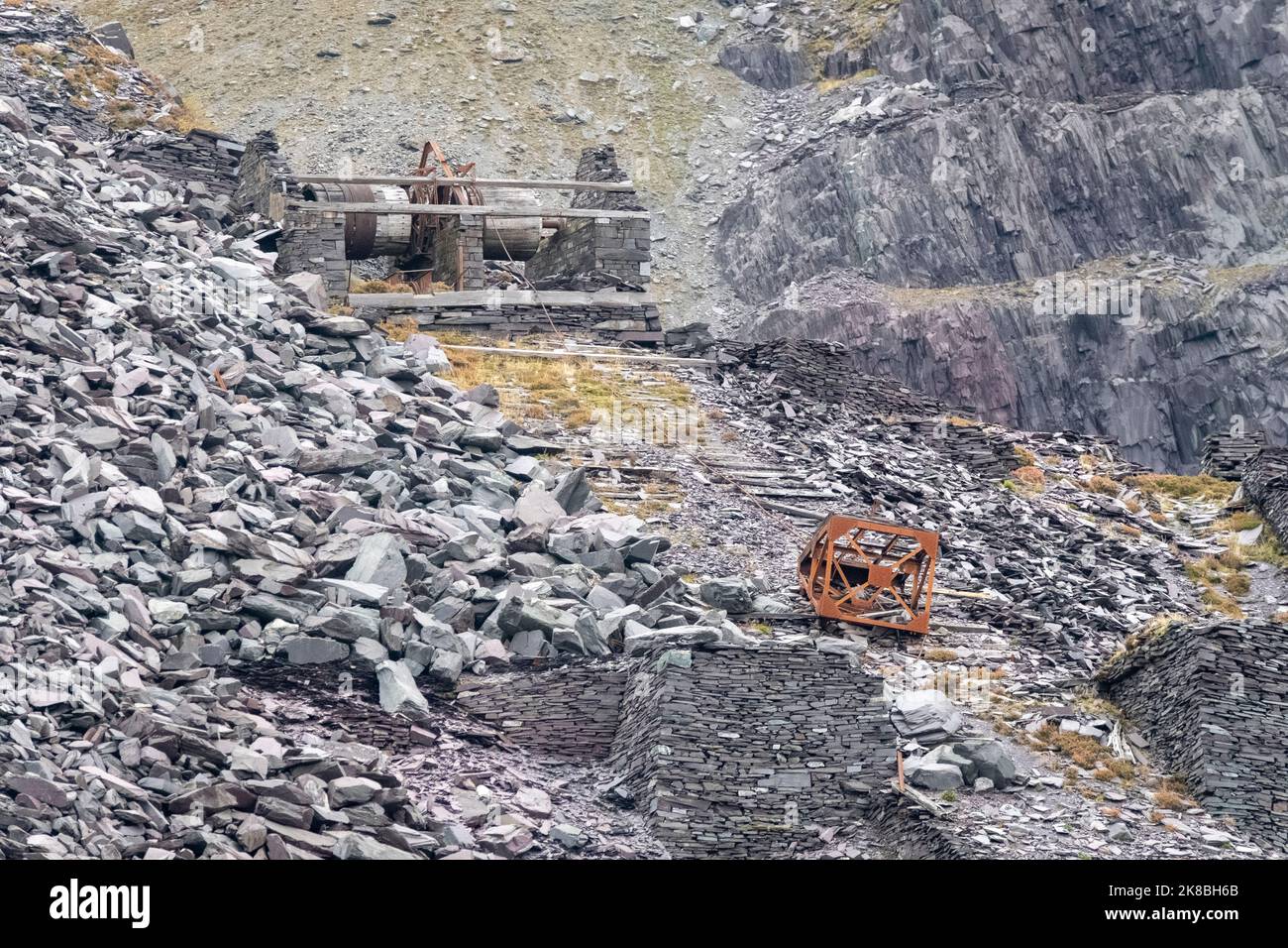 Dinorwic Slate Quarry, situated between the villages of Dinorwig and ...