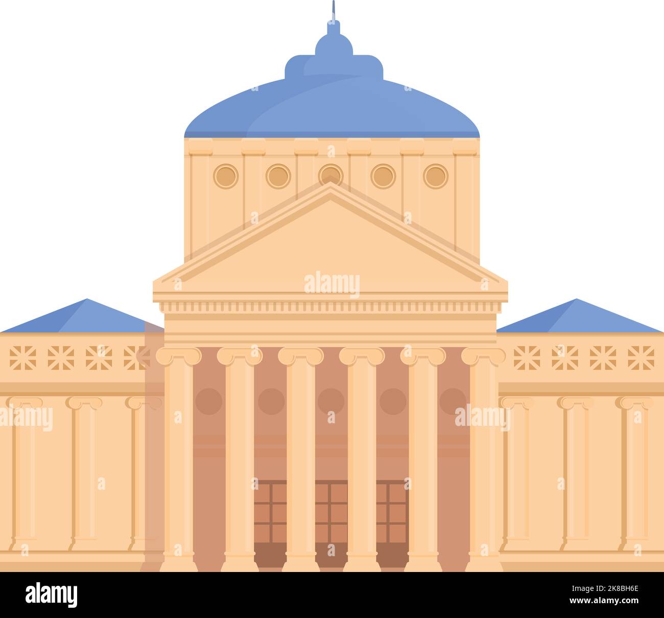 Romanian museum icon cartoon vector. Romania travel. City tourism Stock ...