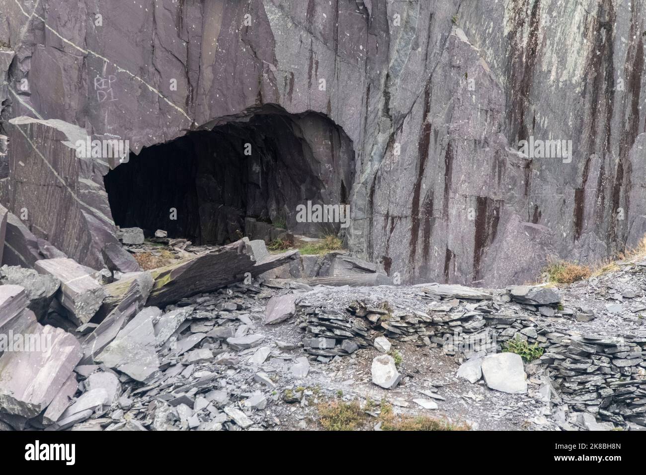 Dinorwic Slate Quarry, situated between the villages of Dinorwig and ...