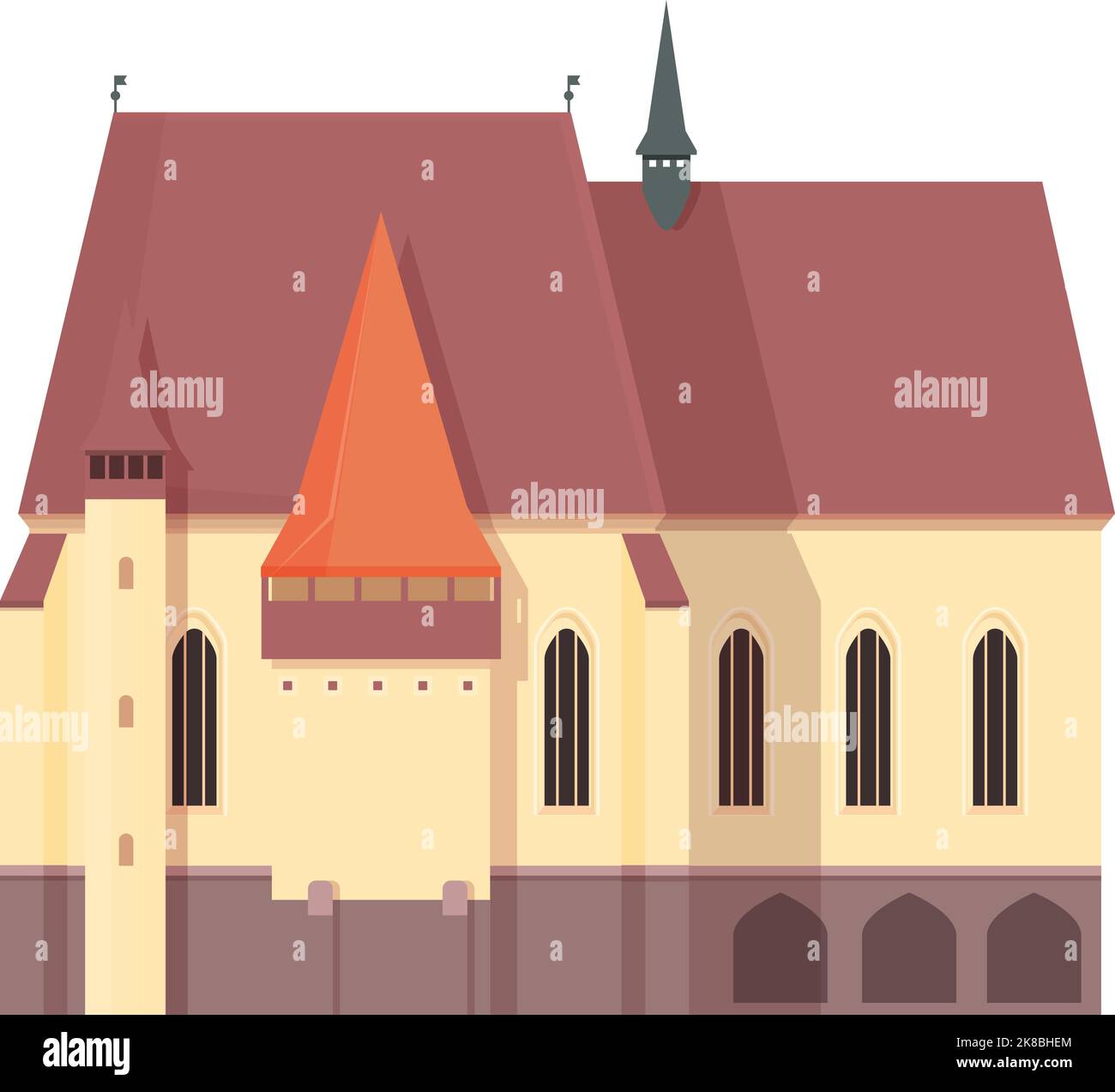 Romanian mountain house icon cartoon vector. Romania day. National ...