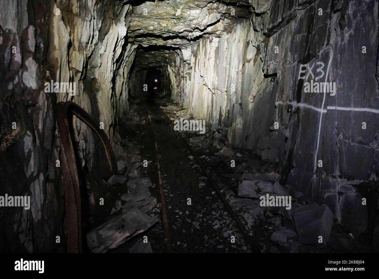 Dinorwic Slate Quarry, situated between the villages of Dinorwig and ...
