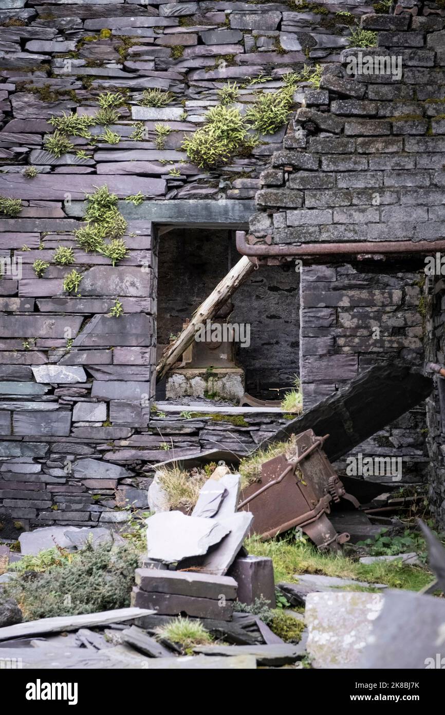 Dinorwic Slate Quarry, situated between the villages of Dinorwig and ...