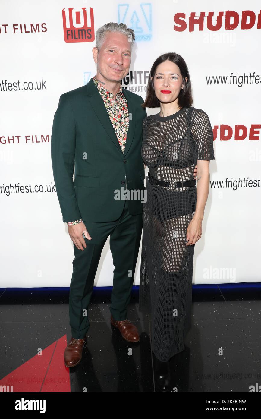Travis Stevens and Sara Lind attend 'A Wounded Fawn' film premiere ...