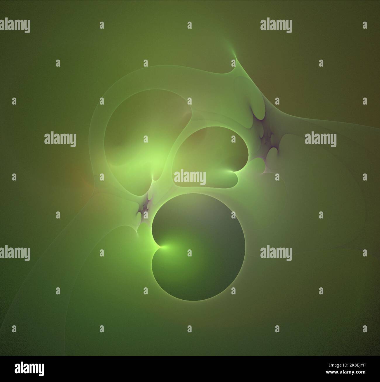 abstract green glowing pattern on black background, design, wallpaper ...