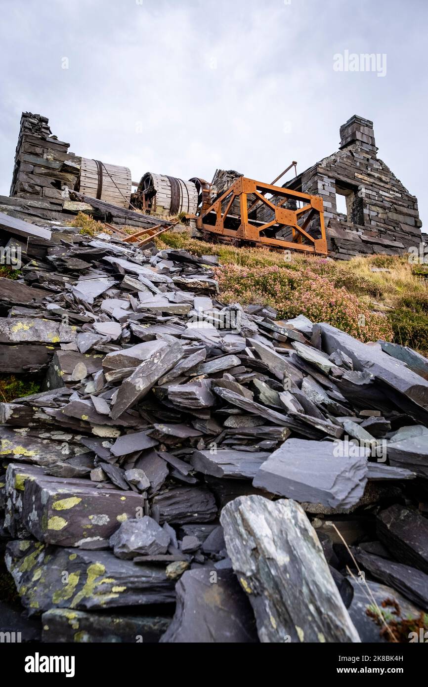 Dinorwic Slate Quarry, situated between the villages of Dinorwig and ...