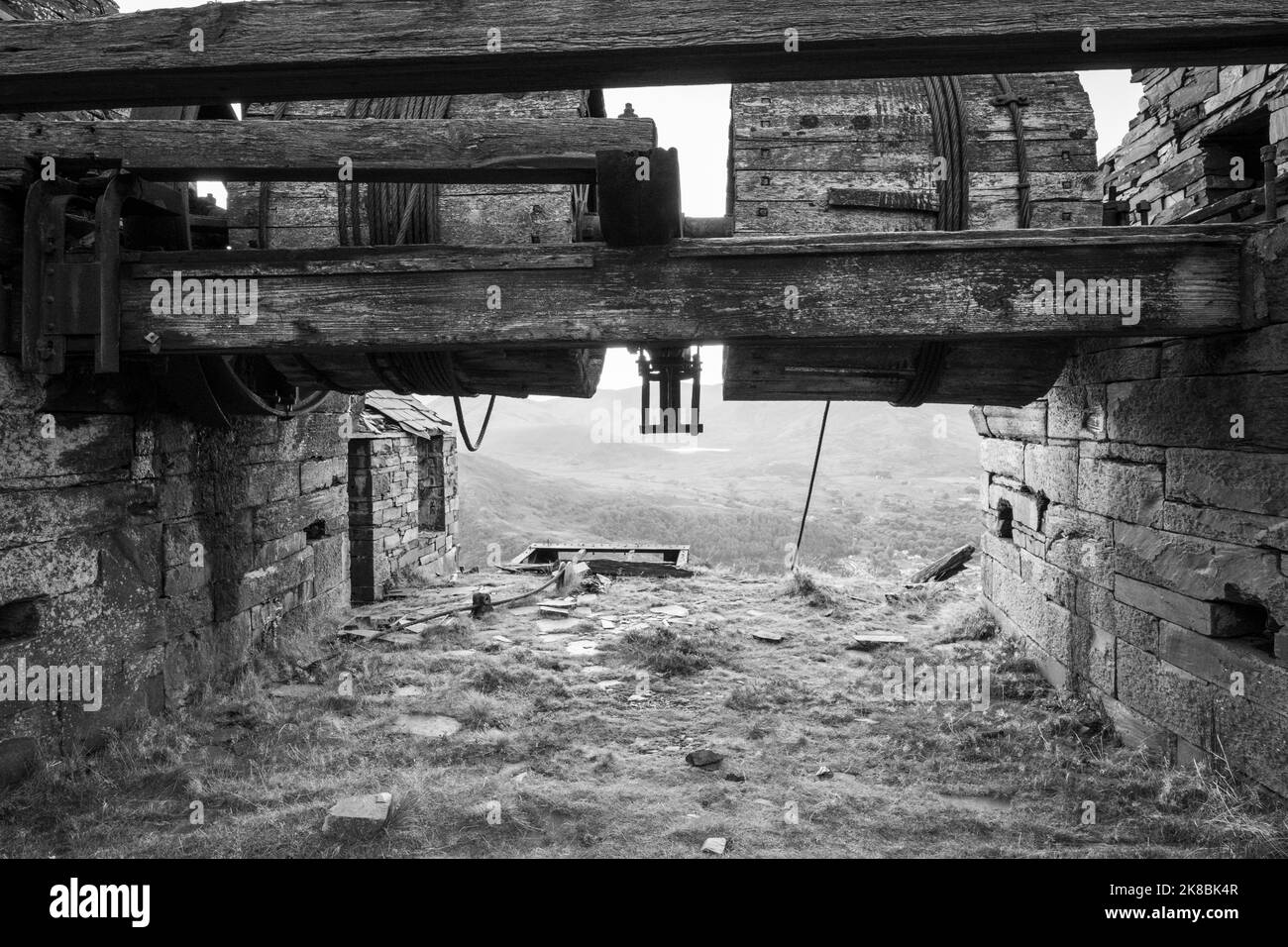 Dinorwic Slate Quarry, situated between the villages of Dinorwig and ...