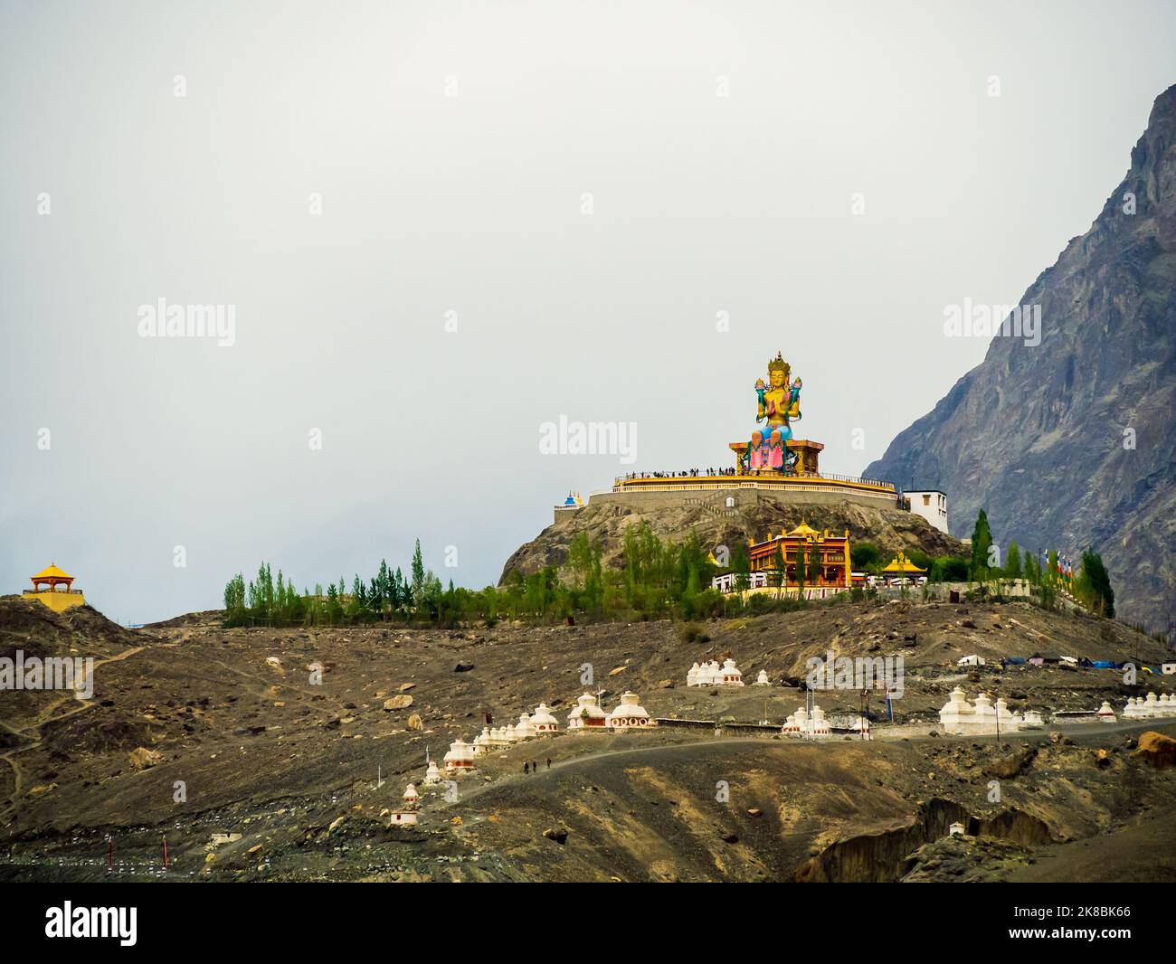Beautiful Buddha statue at Diskit Monastery, oldest and largest ...
