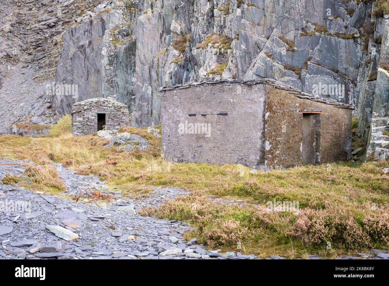 Dinorwic Slate Quarry, situated between the villages of Dinorwig and ...