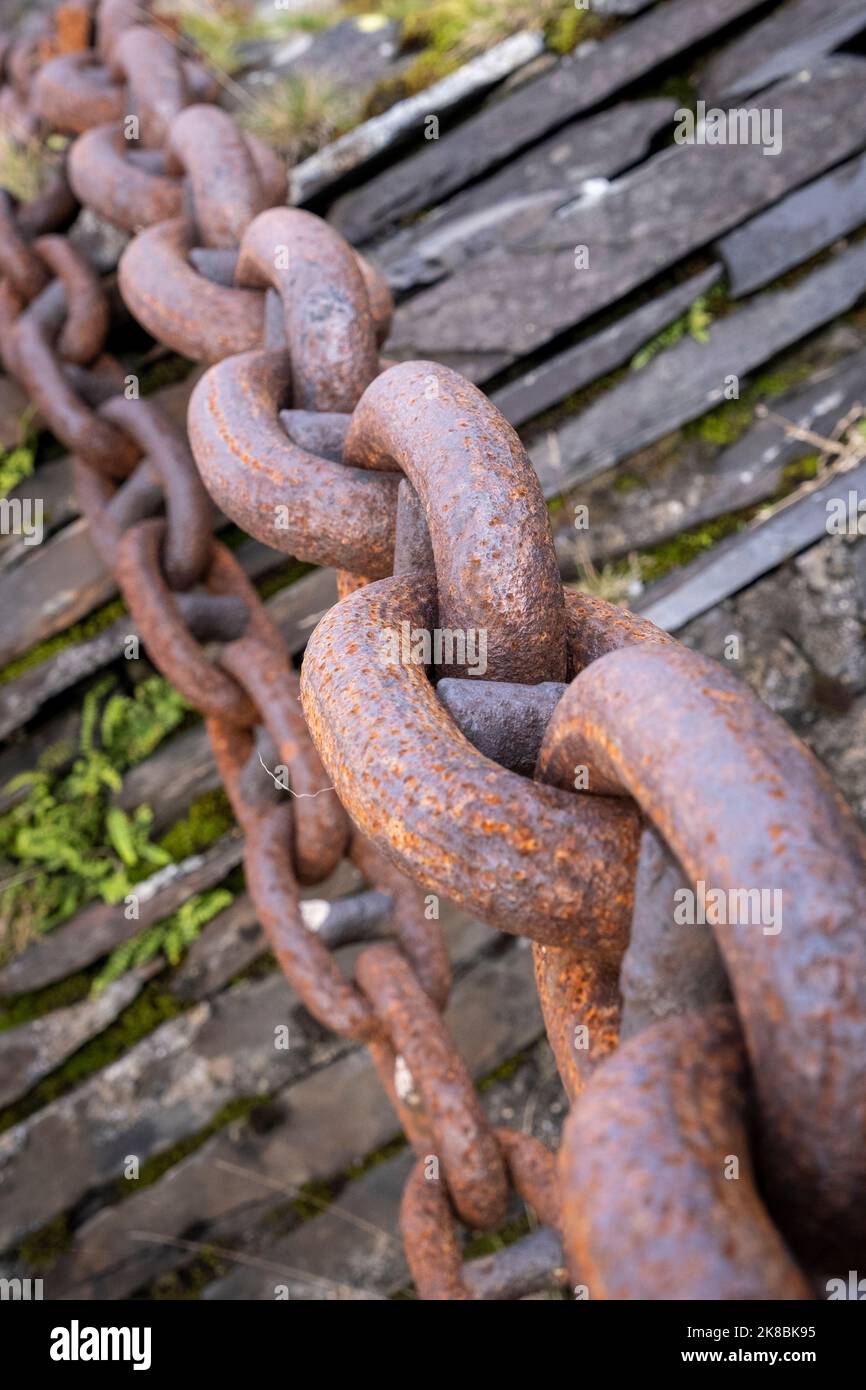Dinorwic Slate Quarry, situated between the villages of Dinorwig and ...