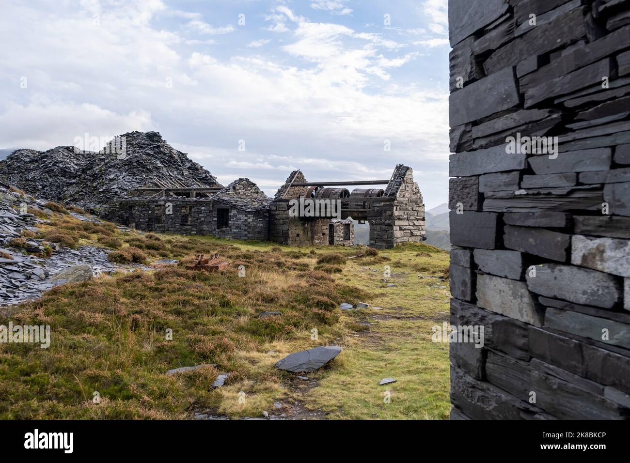 Dinorwic Slate Quarry, situated between the villages of Dinorwig and ...