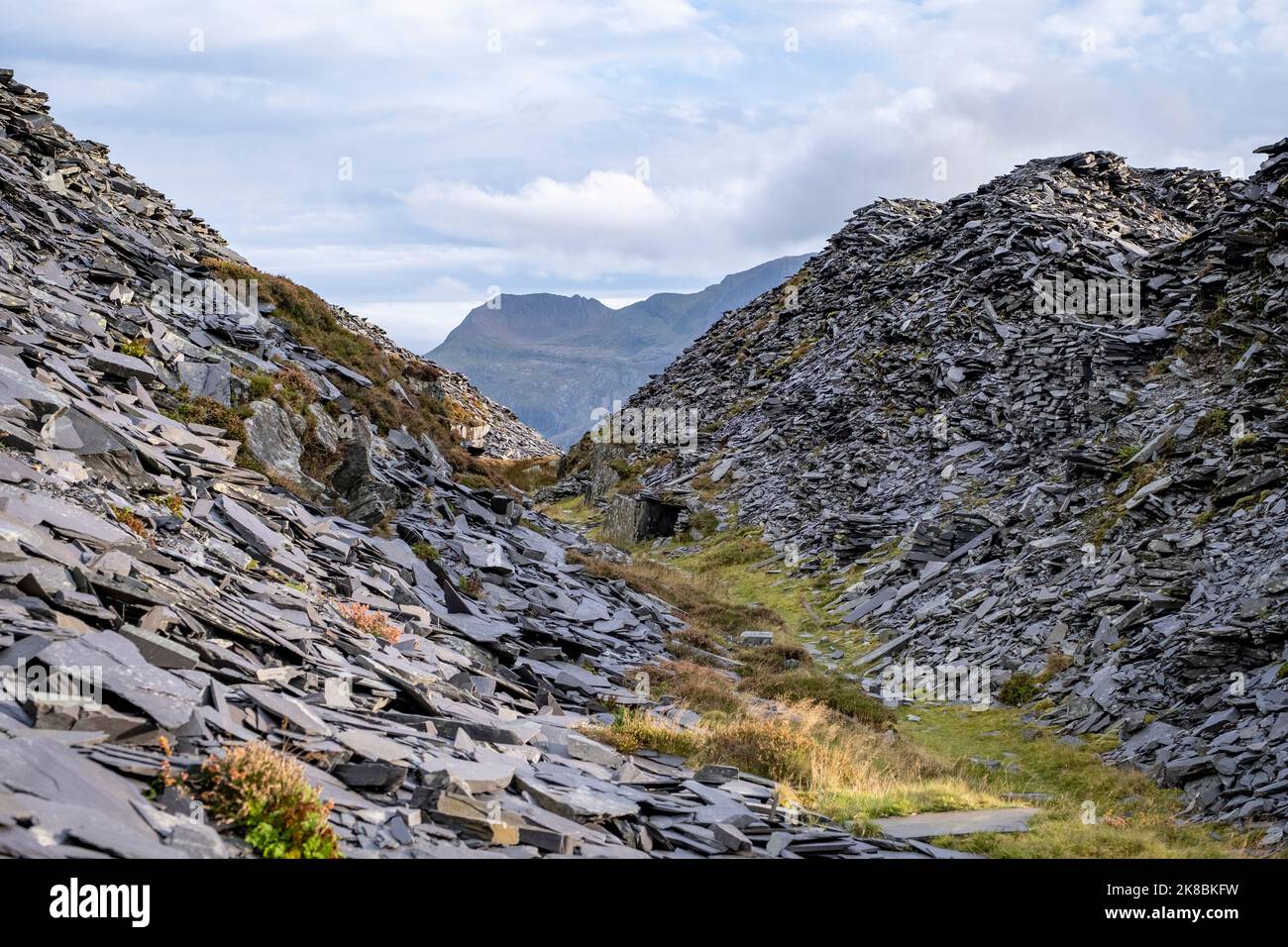 Dinorwic Slate Quarry, situated between the villages of Dinorwig and ...