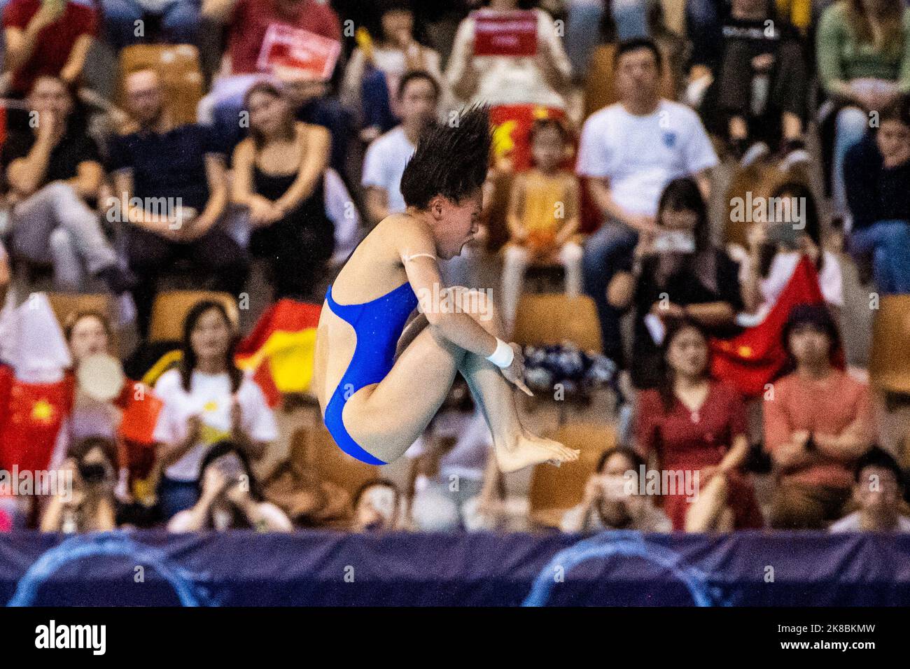 Berlin, Germany. 22nd Oct, 2022. Water diving: World Cup, decisions, high diving 10 m, women ...