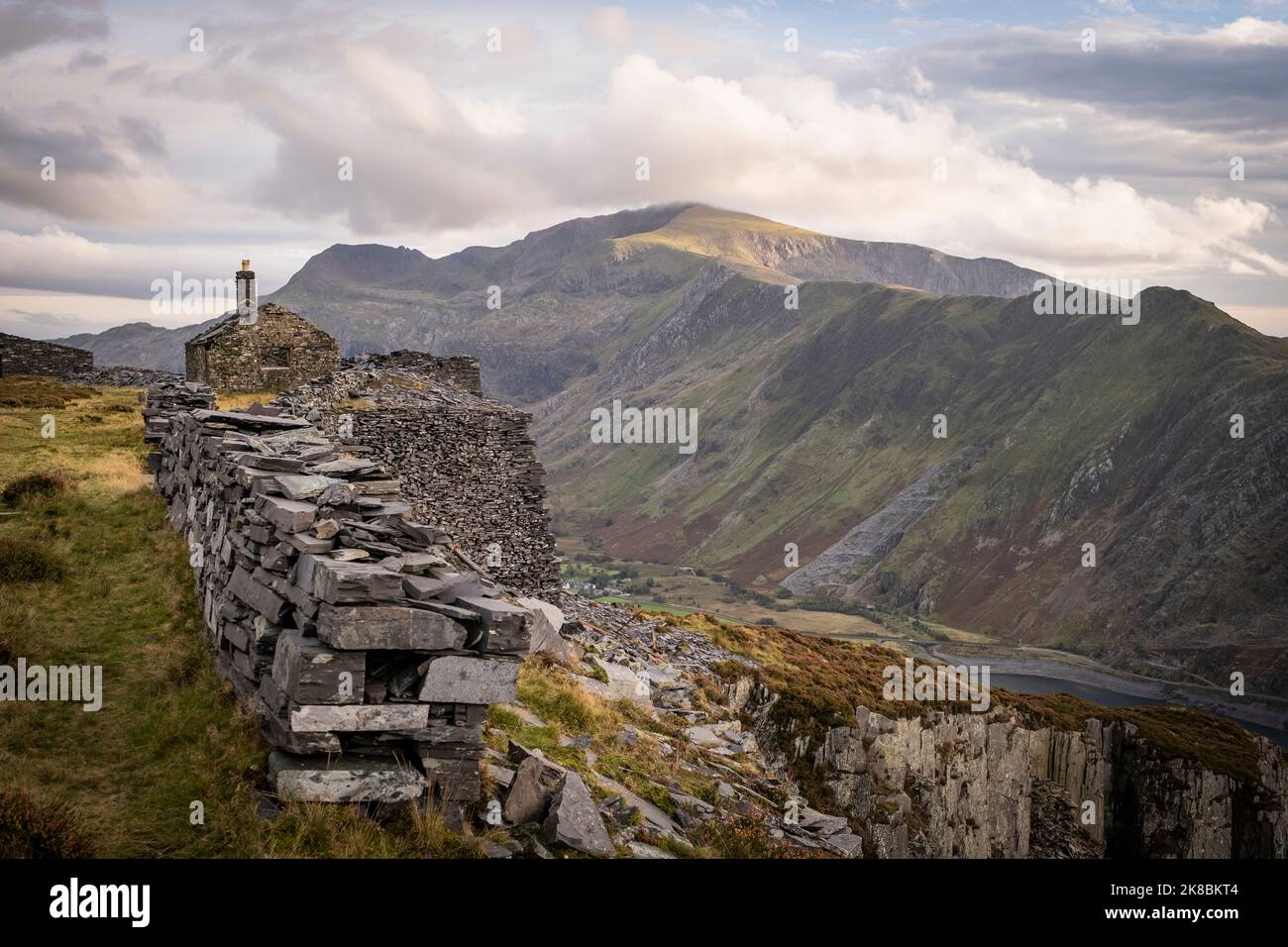 Dinorwic Slate Quarry, situated between the villages of Dinorwig and ...