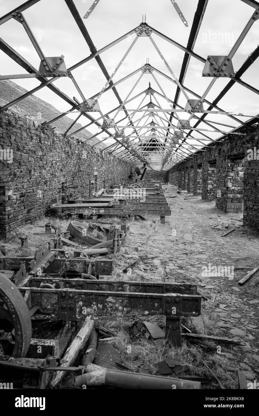 Dinorwic Slate Quarry, situated between the villages of Dinorwig and ...