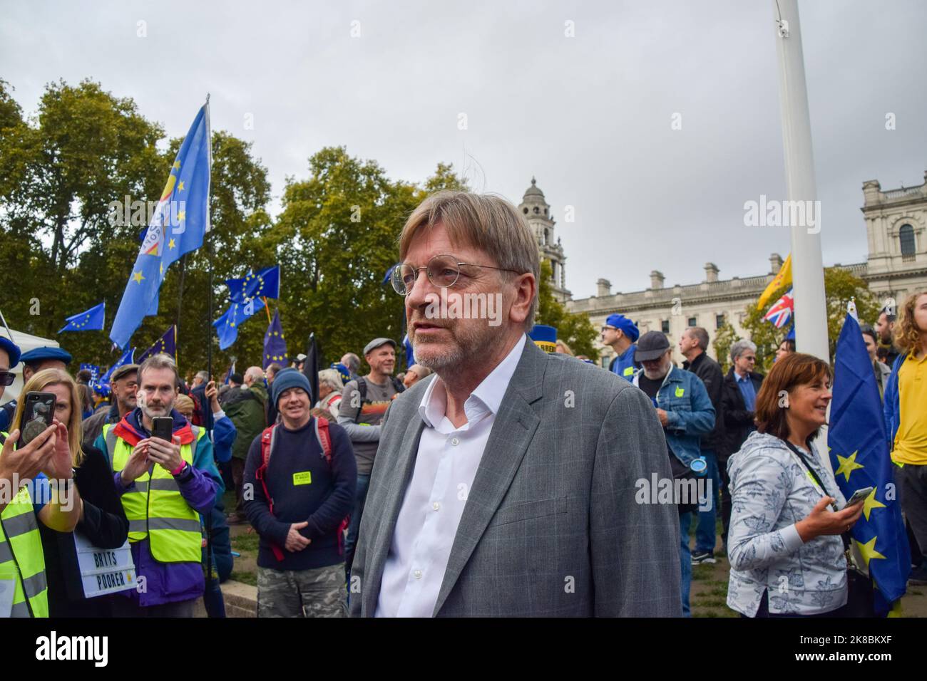 London, UK. 22nd October 2022. Former Prime Minister of Belgium and ...