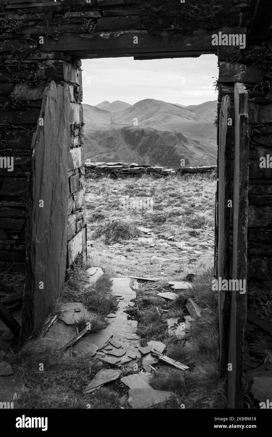 Dinorwic Slate Quarry, situated between the villages of Dinorwig and ...