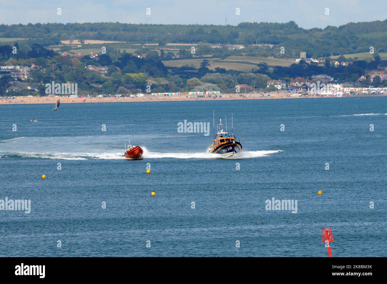 Lifeboats moving into position for the Royal Navy Air Sea Rescue ...