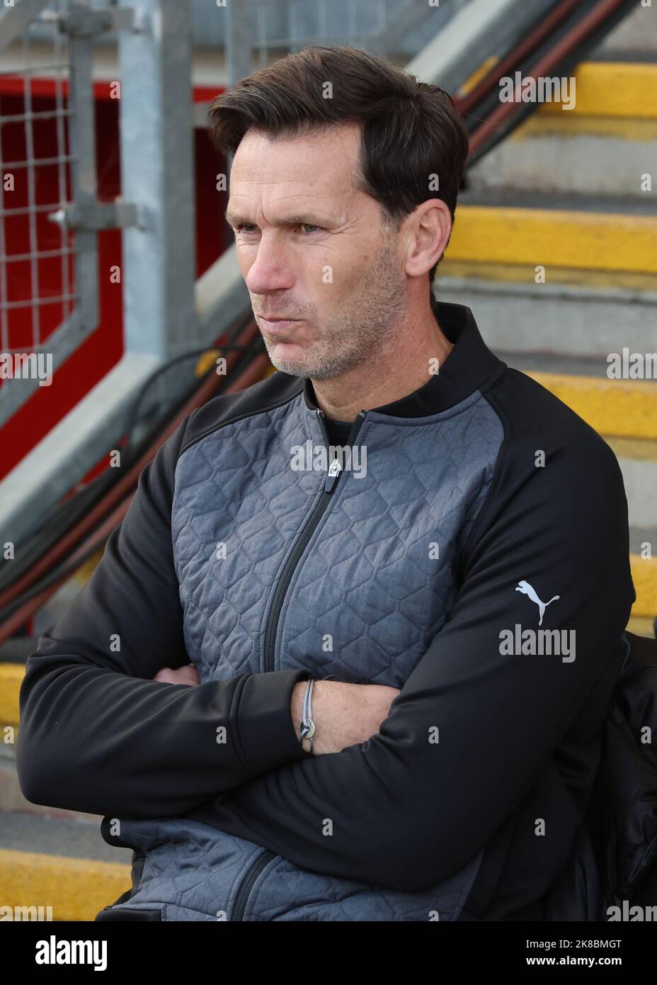 London, UK. 22nd Oct, 2022. Gareth Taylor manager of Manchester City ...