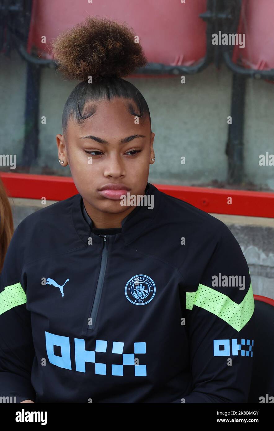 London Uk 22nd Oct 2022 Khiara Keating Of Manchester City Wfc
