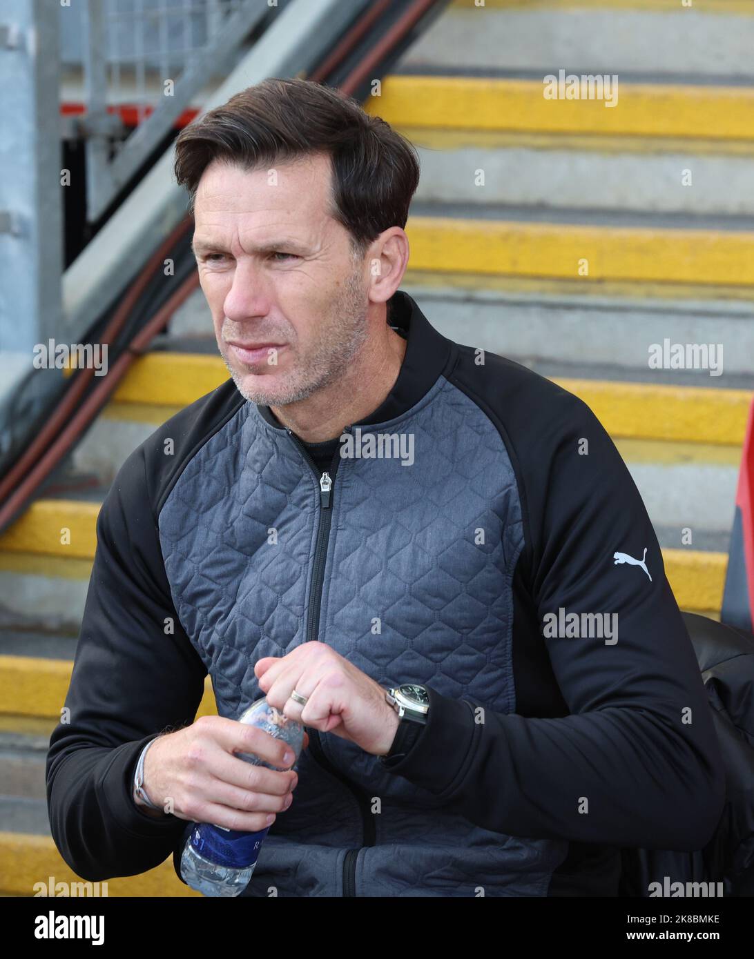 London, UK. 22nd Oct, 2022. Gareth Taylor manager of Manchester City ...