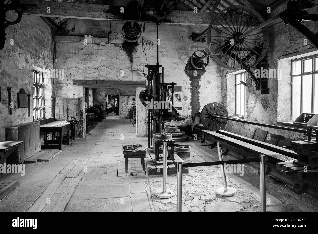 The National Slate Museum sits below Dinorwic Slate Quarry, situated ...
