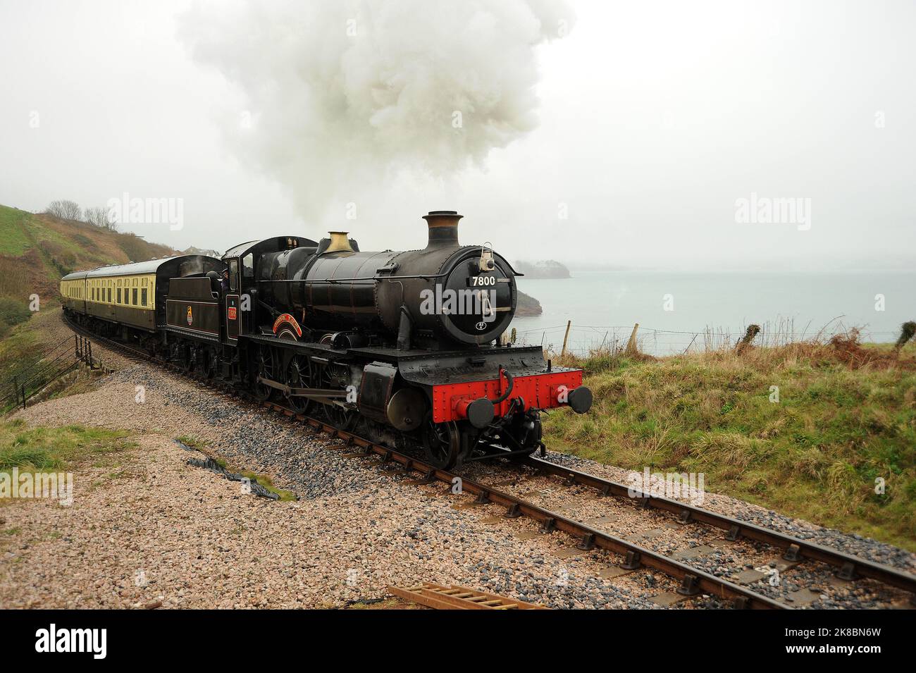 "Lydham Manor" (running as class pioneer 7800 "Torquay Manor") climbing ...