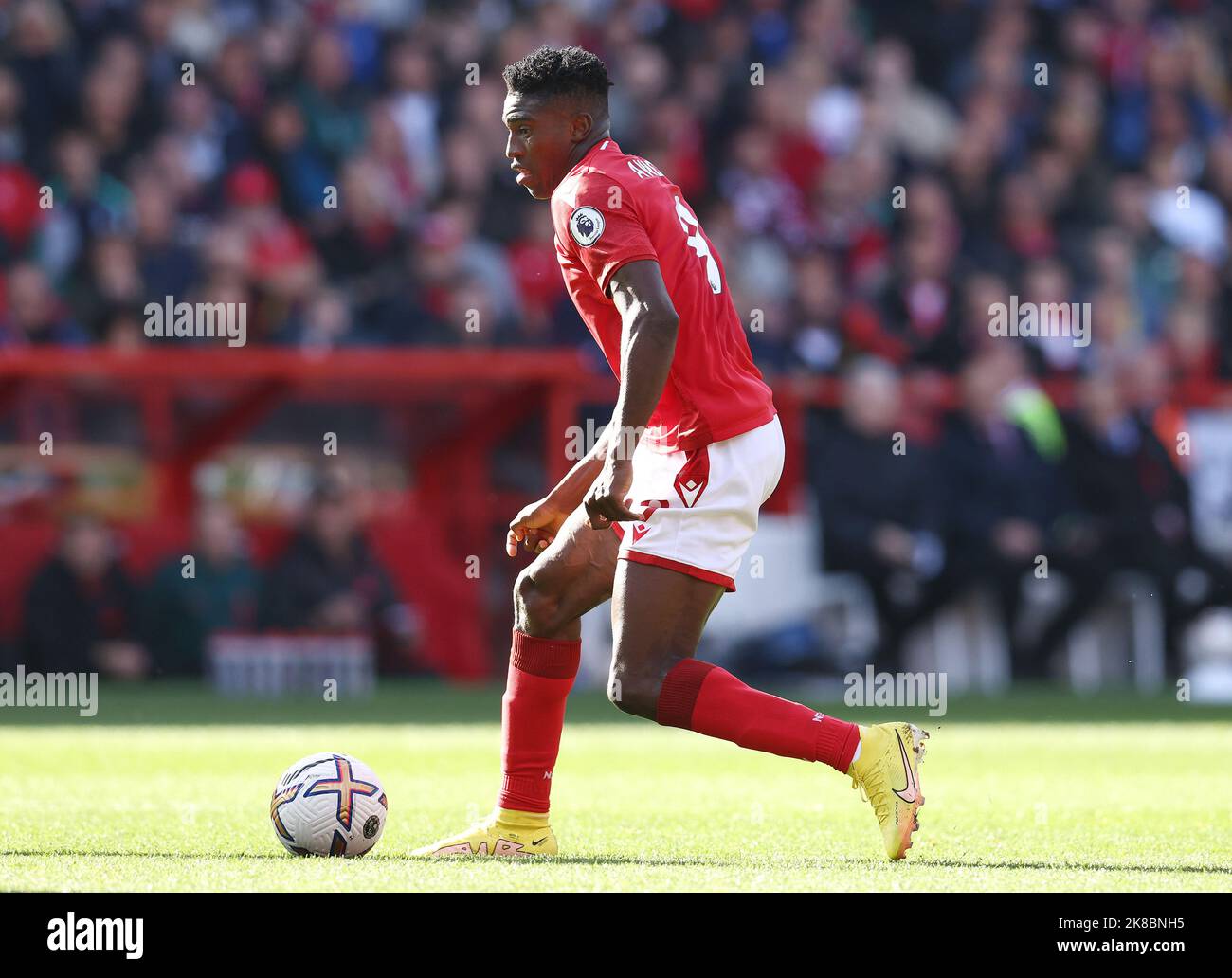Nottingham, UK. 22nd Oct, 2022. Taiwo Awoniyi of Nottingham Forest ...