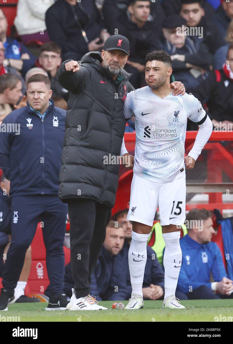 Nottingham, UK. 22nd Oct, 2022. Jurgen Klopp manager of Liverpool ...