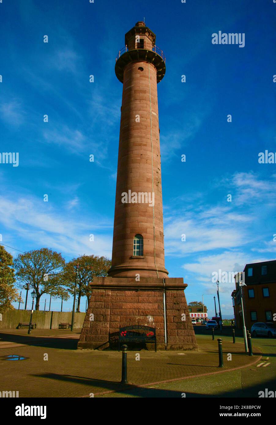 The Pharos Lighthouse at the Port of Fleetwood, Lancashire, United ...