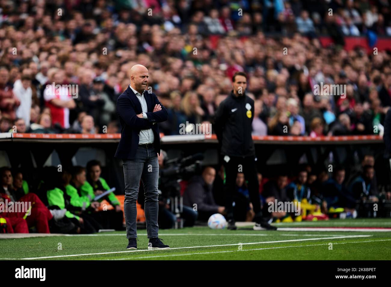 Rotterdam - Feyenoord coach Arne Slot during the match between ...