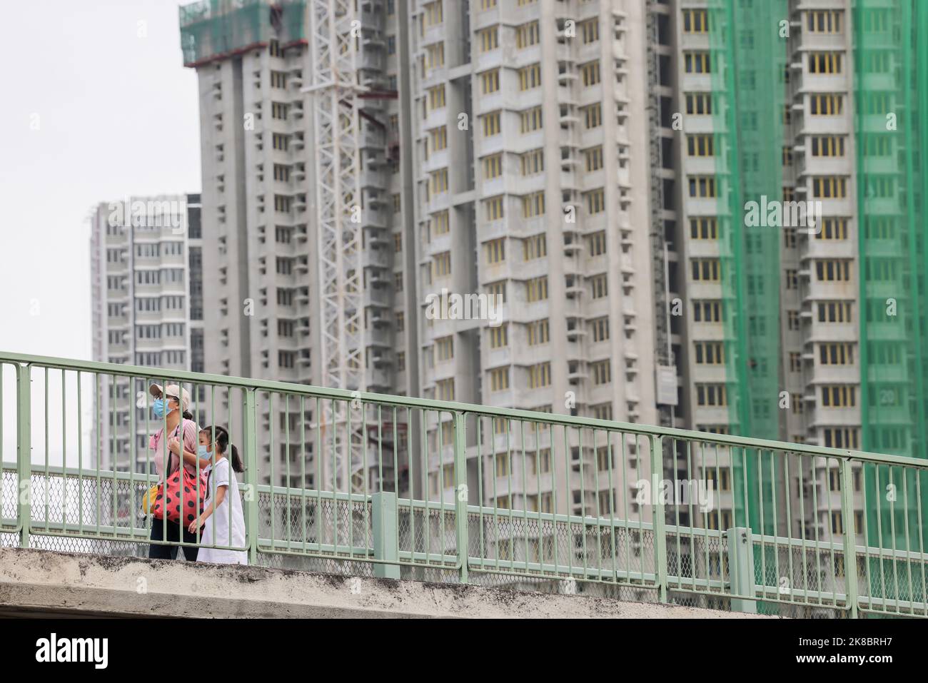 Public housing estate under construction in Diamond Hill. 19OCT22 SCMP ...