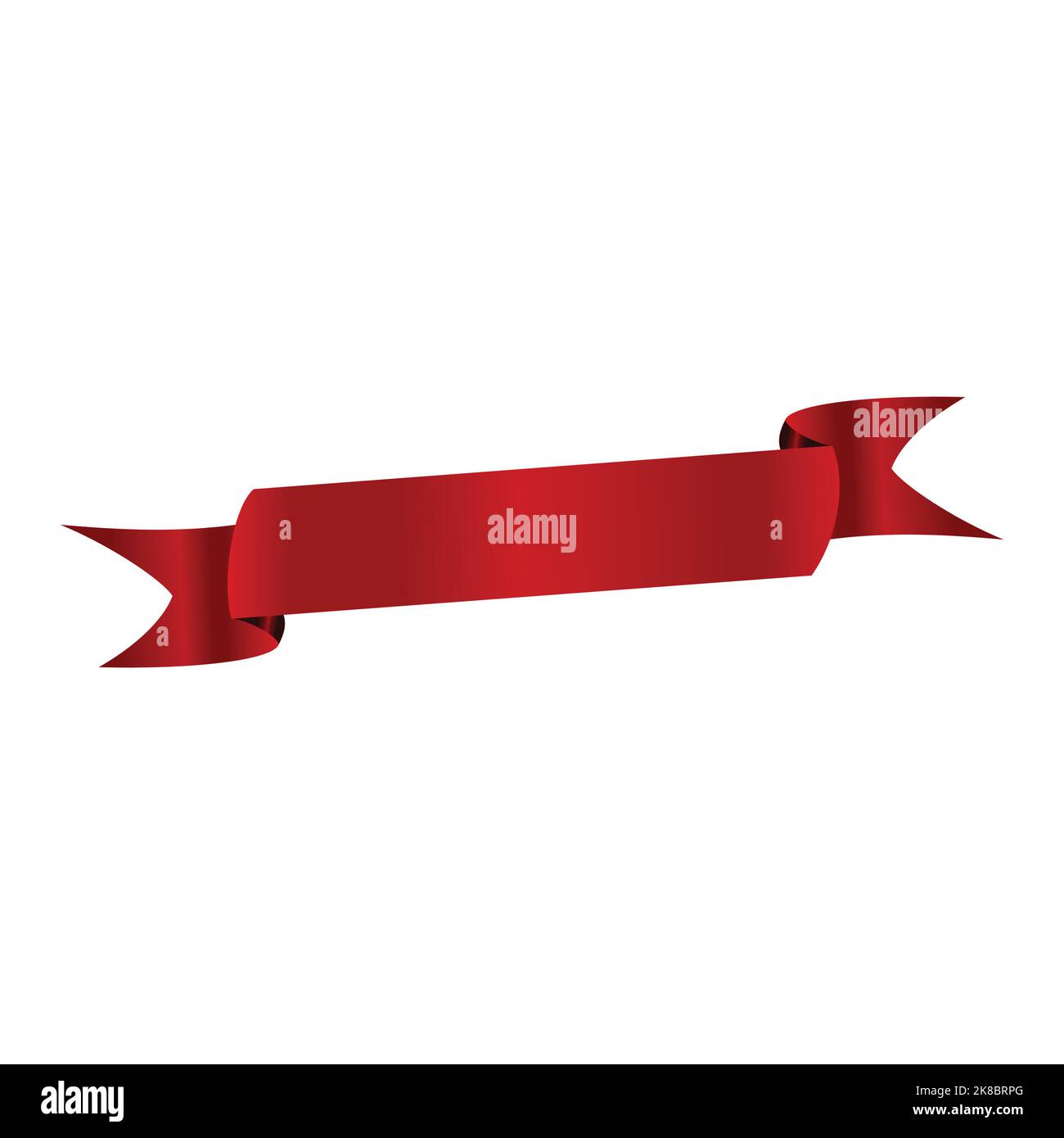 Red ribbon banners hi-res stock photography and images - Alamy