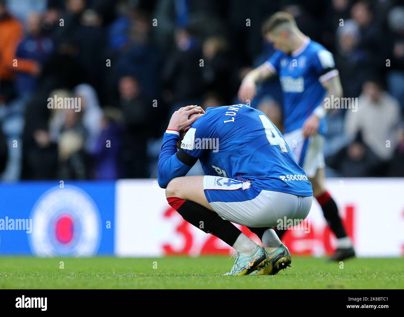 Rangers' John Lundstram rues a missed chance late in the game during ...