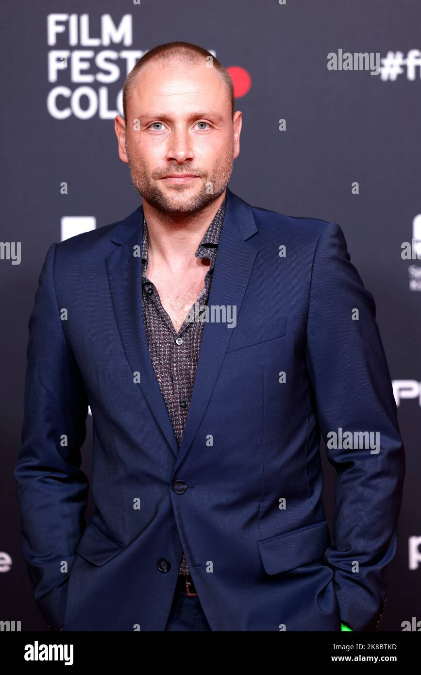 Cologne, Germany. 22nd Oct, 2022. Actor Max Riemelt, arrives for the ...