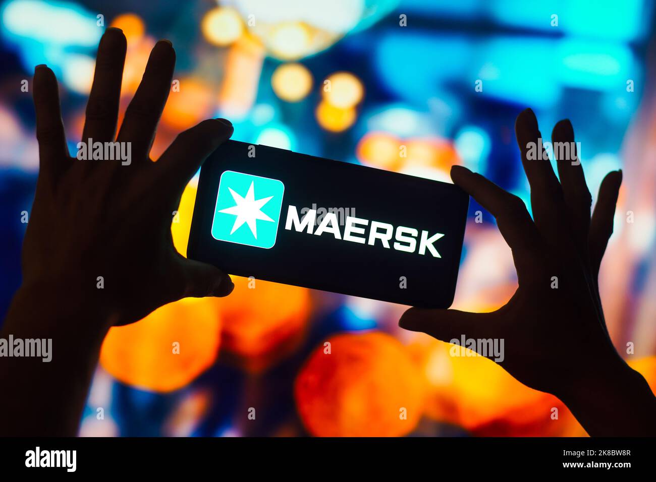 Maersk logo hi-res stock photography and images - Alamy