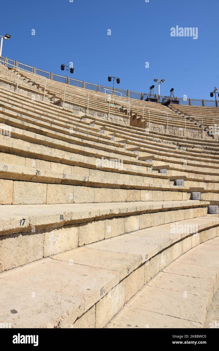 Amphitheatre "The Theatre" - Remains of the fortified medieval city ...