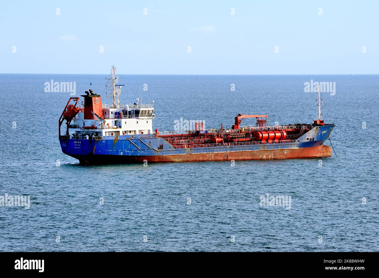 English Channel, Southampton, England - 3rd August 2021:B Gas Master at ...