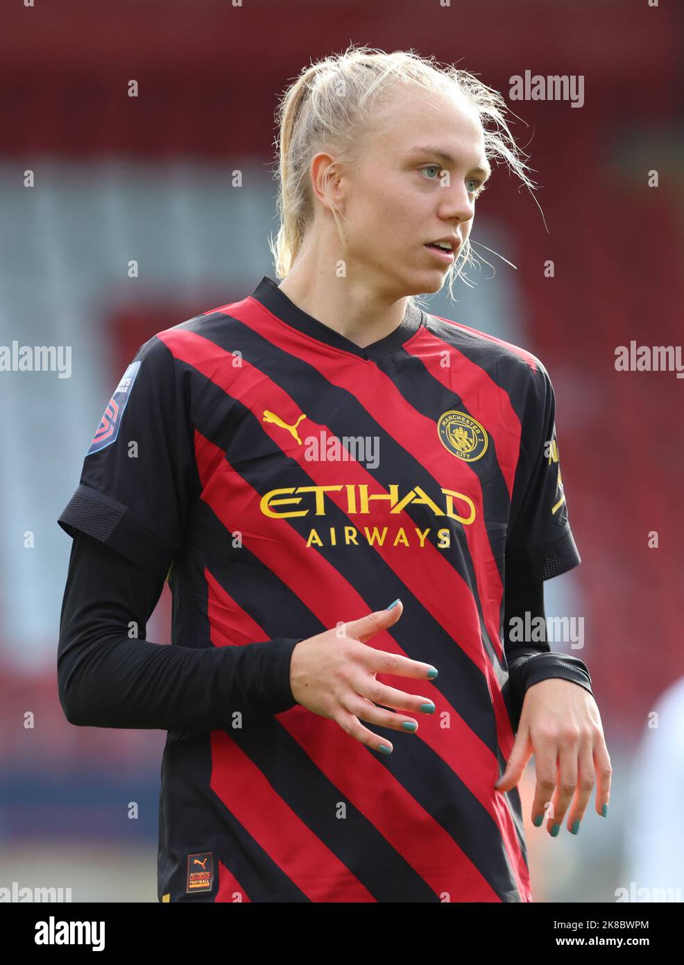 London, UK. 22nd Oct, 2022. Esme Morgan of Manchester City WFC during ...