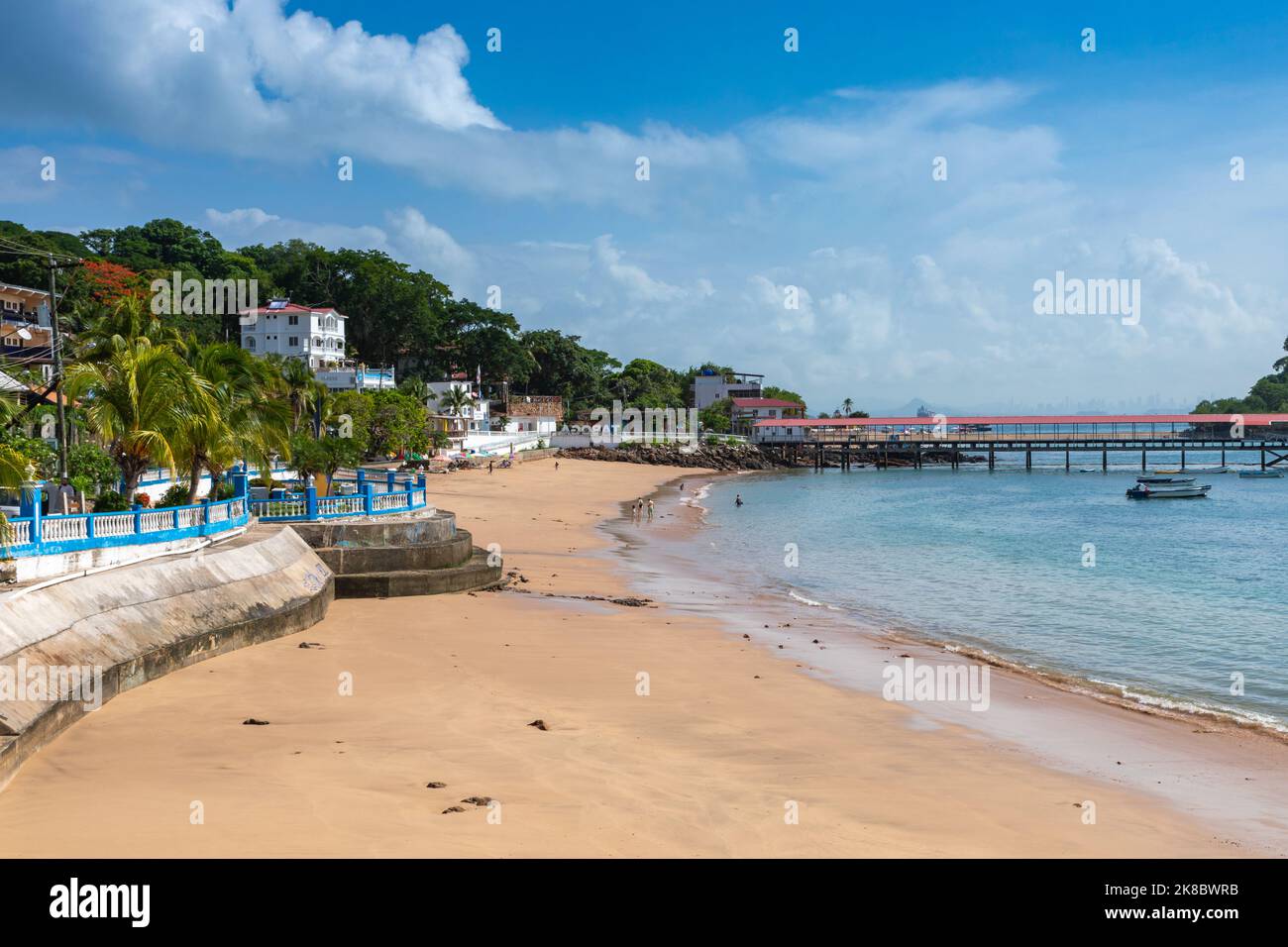 Taboga Island. Tropical island located in the Pacific near Panama City ...