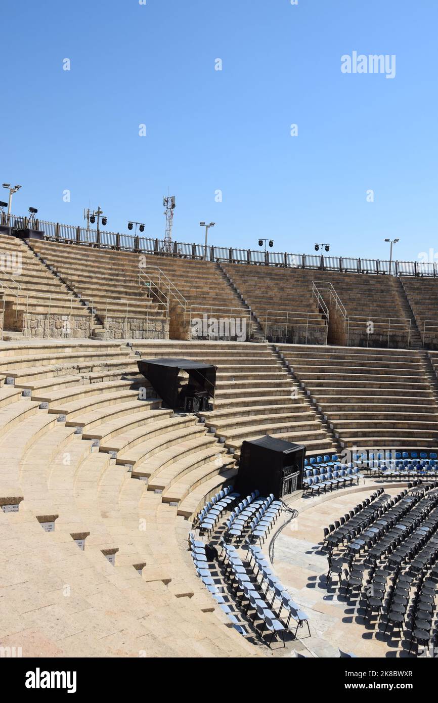 Amphitheatre "The Theatre" - Remains of the fortified medieval city ...