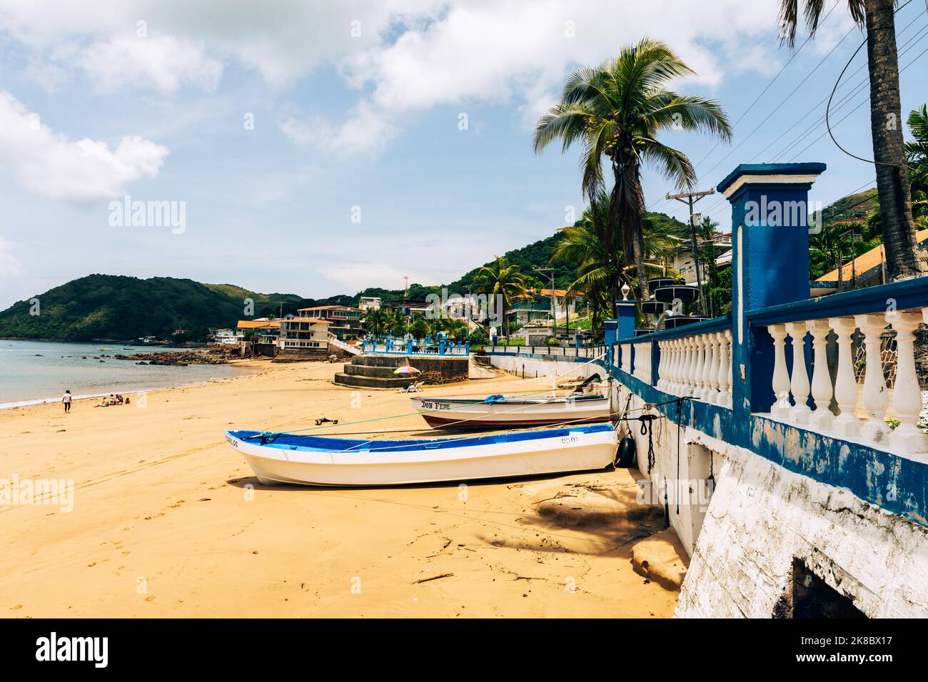 Taboga Island. Tropical island located in the Pacific near Panama City ...