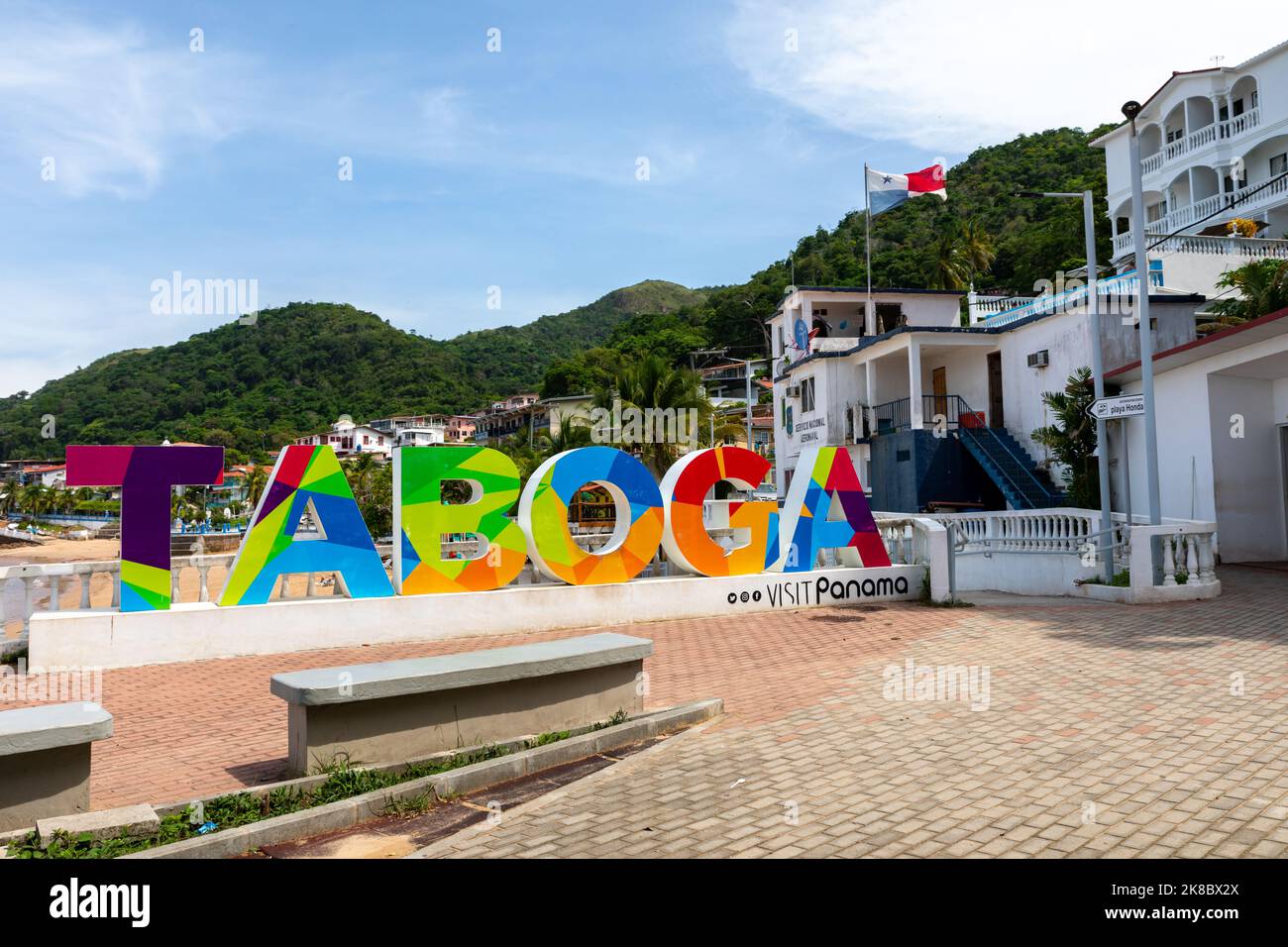 Taboga Island. Tropical island located in the Pacific near Panama City ...