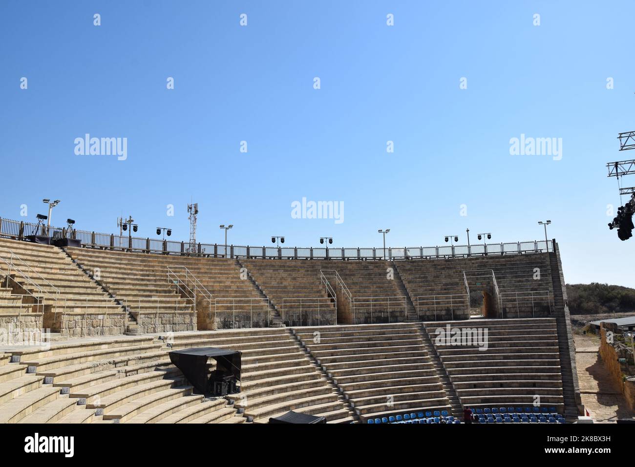 Amphitheatre "The Theatre" - Remains of the fortified medieval city ...