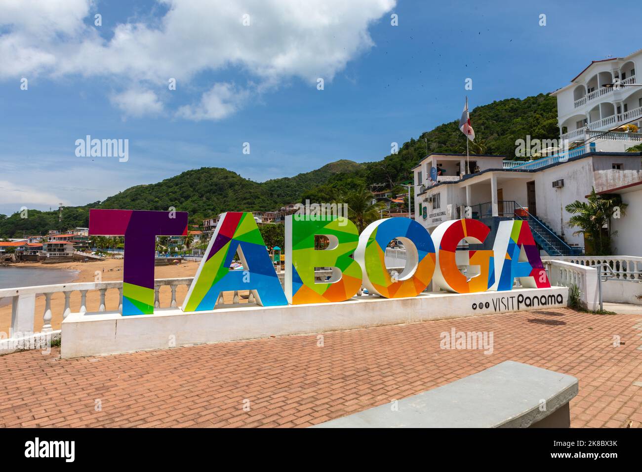 Taboga Island. Tropical island located in the Pacific near Panama City ...