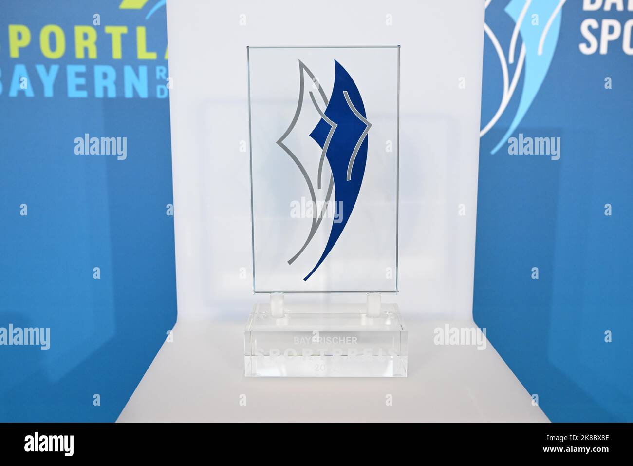 Munich, Germany. 22nd Oct, 2022. The Bavarian Sports Award can be seen ...
